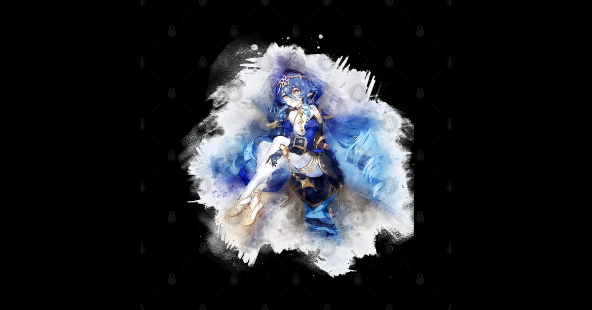 Layla - Genshin Impact (Watercolor) - Layla - Sticker | TeePublic