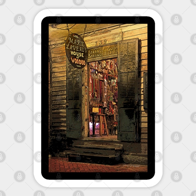 House of VooDoo - Marie Laveau - Sticker | TeePublic