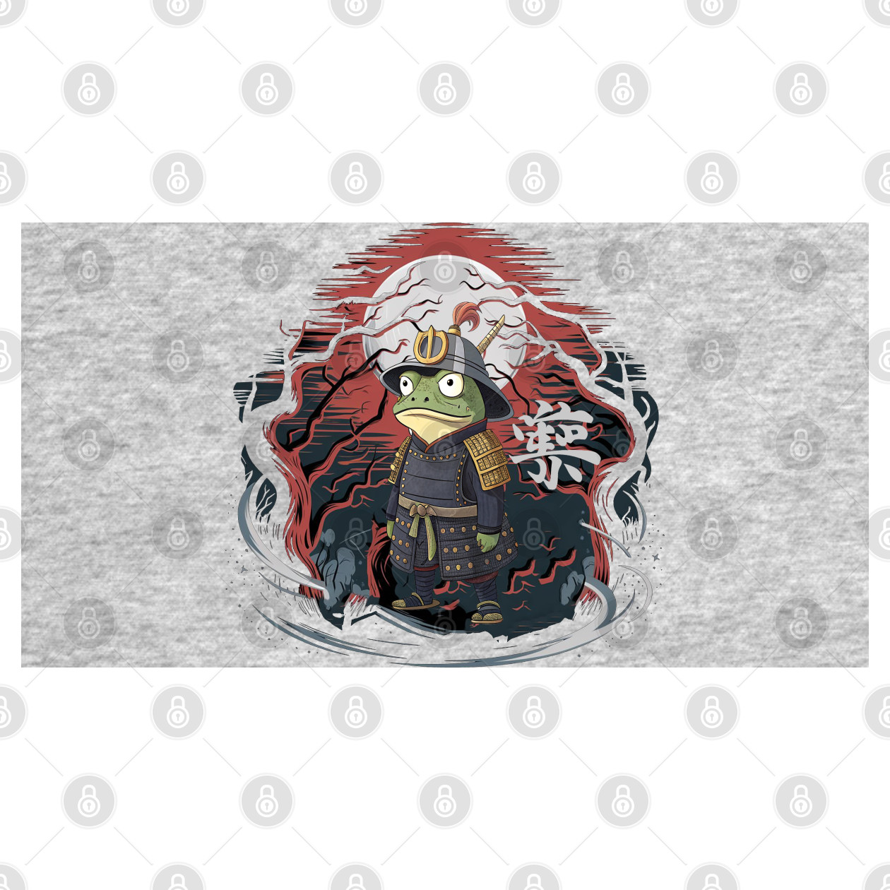 Japanese Samurai Frog, Japanese Frog - Japanese Frog - T-Shirt | TeePublic