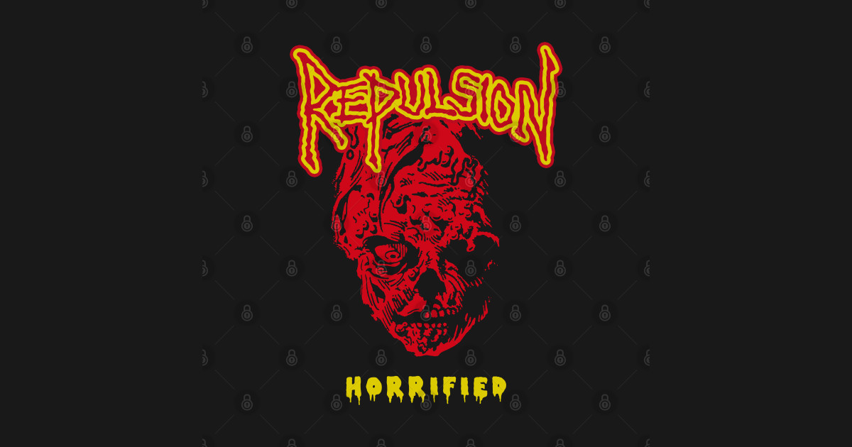 Repulsion "Horrified" Tribute Shirt - Repulsion - T-Shirt | TeePublic