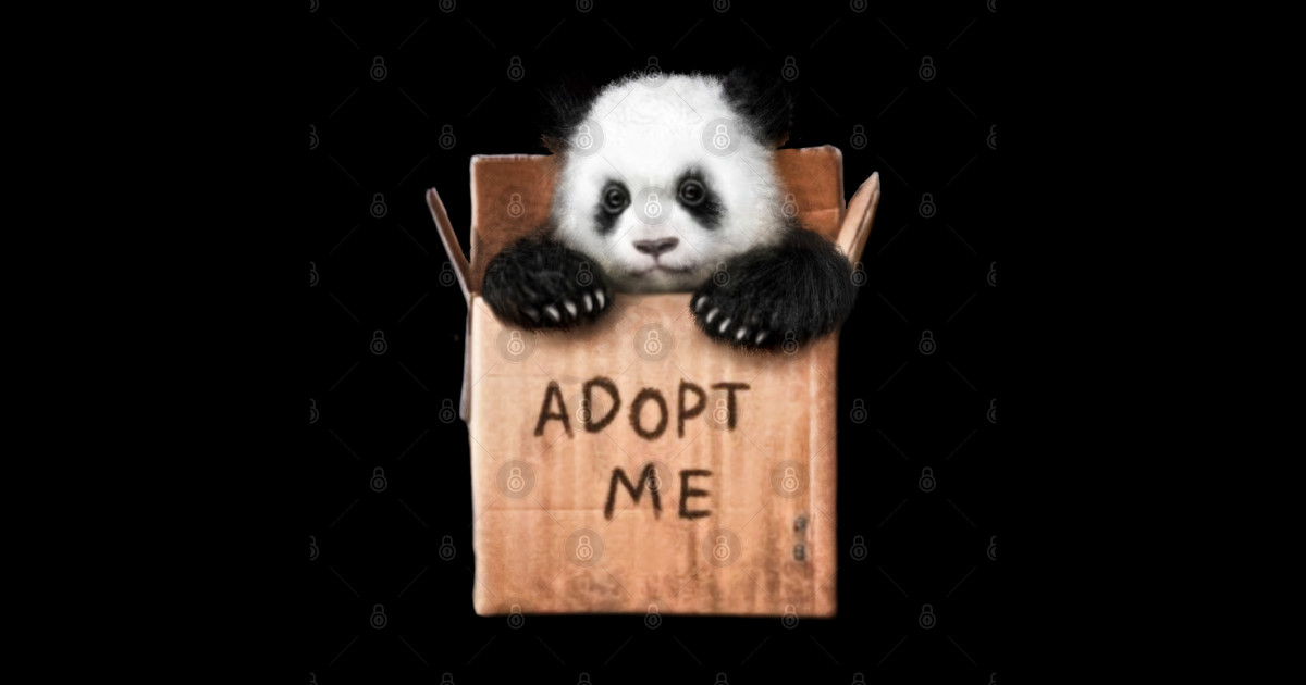 Adopt me - Panda - Sticker | TeePublic