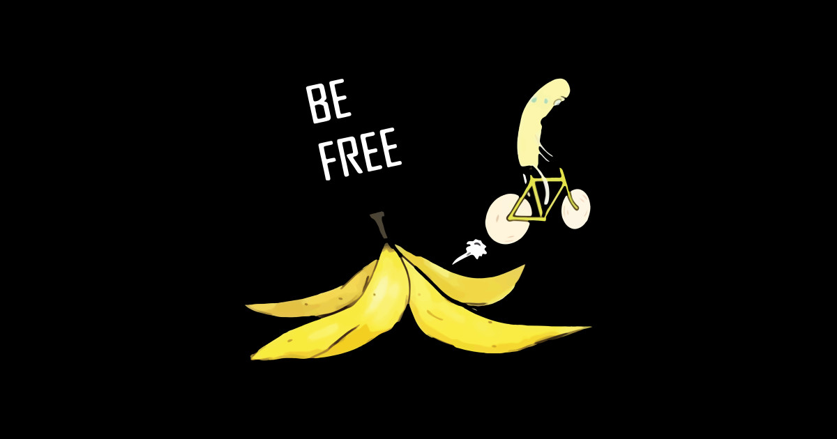 Be Free Stripping Banana Strip Tease Be Free Stripping Banana Strip Tease S Sticker Teepublic