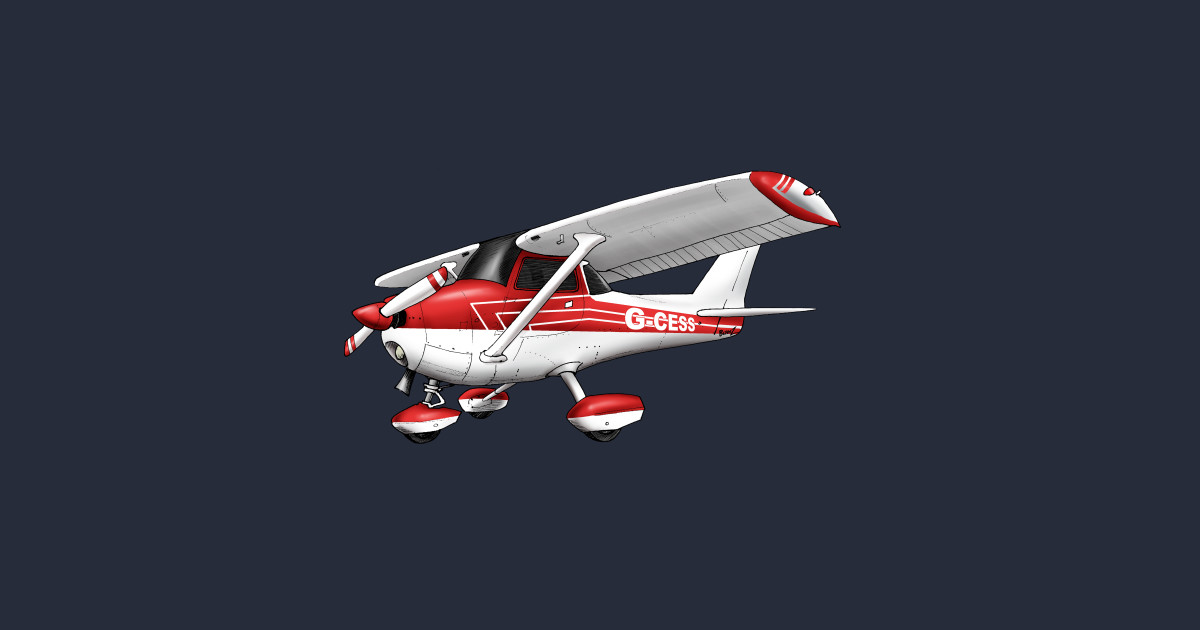 Cessna Cartoon Drawing - Cessna - T-Shirt | TeePublic