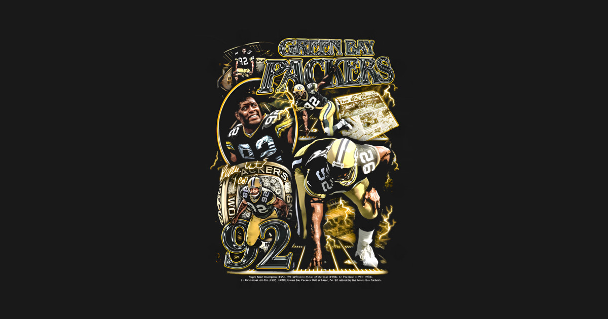 Reggie White Green Bay Number - Reggie White - T-Shirt | TeePublic