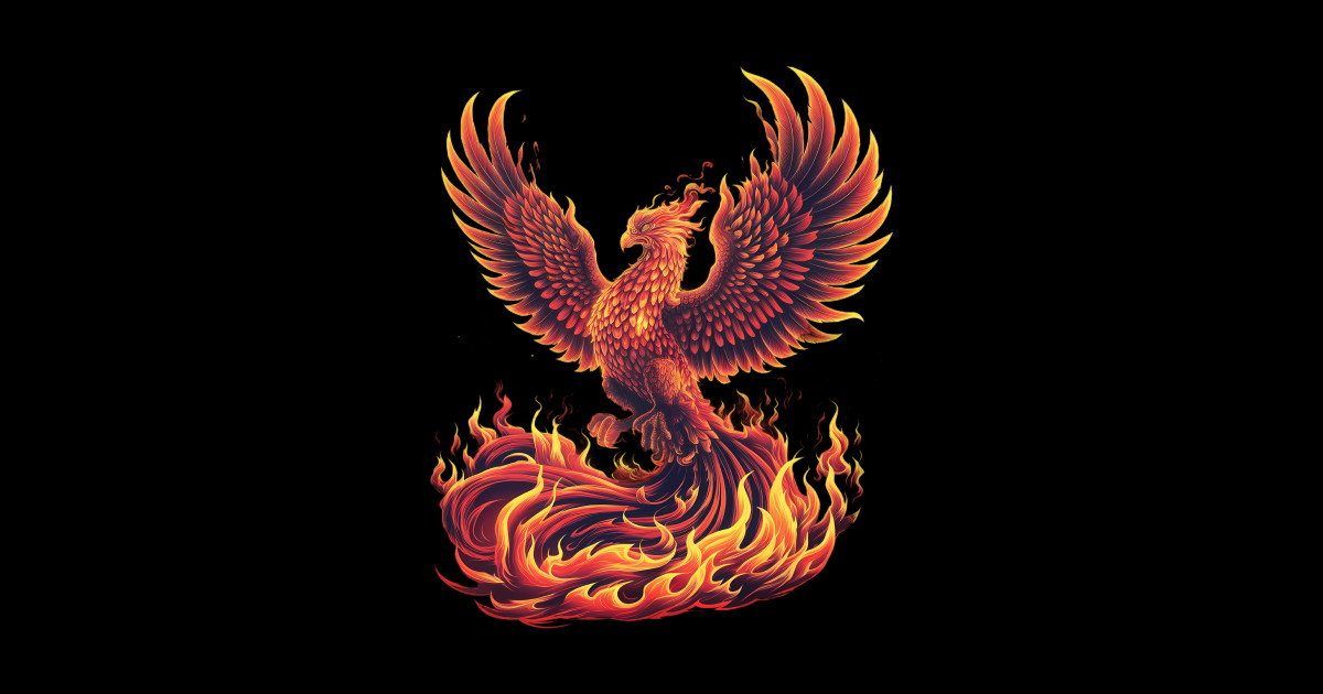 Phoenix Bird Of Rebirth And Renewal Phoenix - Phoenix Bird - Sticker ...