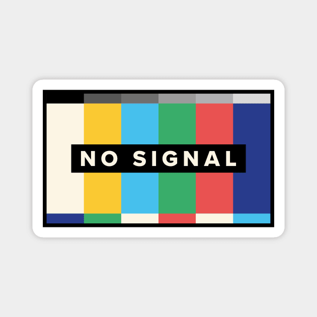 No signal test signal pattern - Television - Magnet | TeePublic