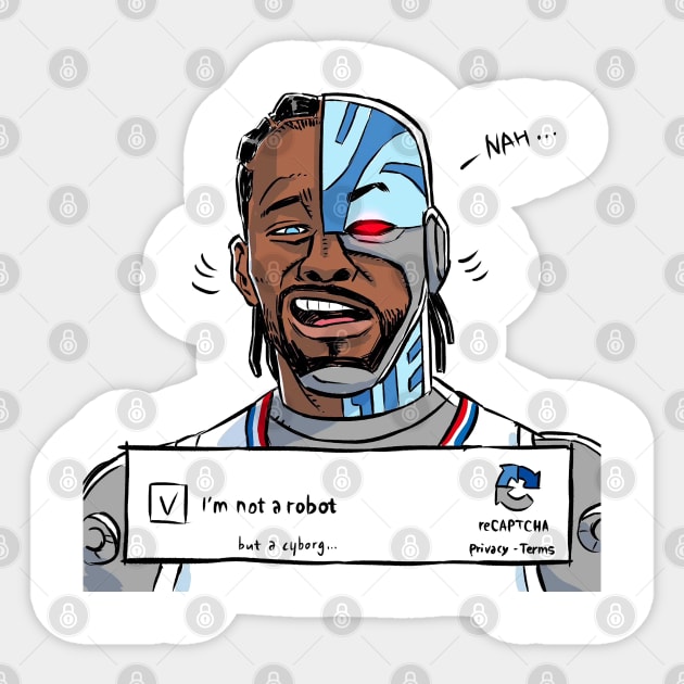 Kawhi Leonard A New Facial Expression Updated - Kawhi Leonard - Sticker ...