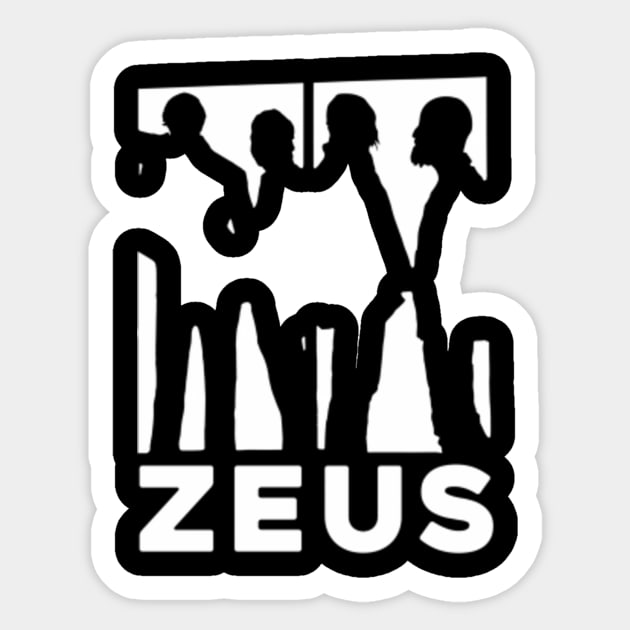Zeus rock Italian - Zeus Rock Italian - Sticker | TeePublic