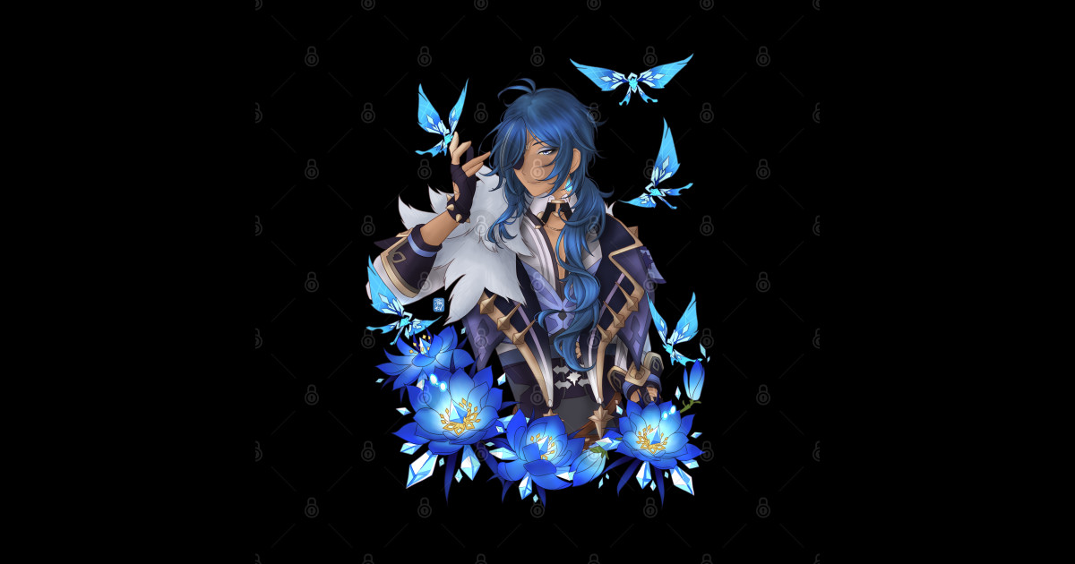 Kaeya, Pavo Ocellus - Genshin Impact - Sticker | TeePublic