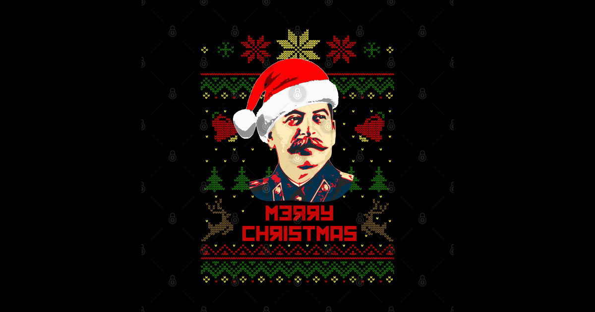 Joseph Stalin Merry Christmas - Stalin - Sticker | TeePublic