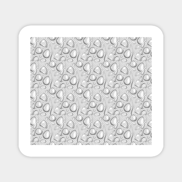 Water drops - realistic image - Drops - Magnet | TeePublic