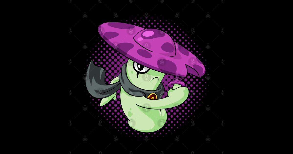 Mushroom Hero - Plants Vs Zombies - Sticker | TeePublic
