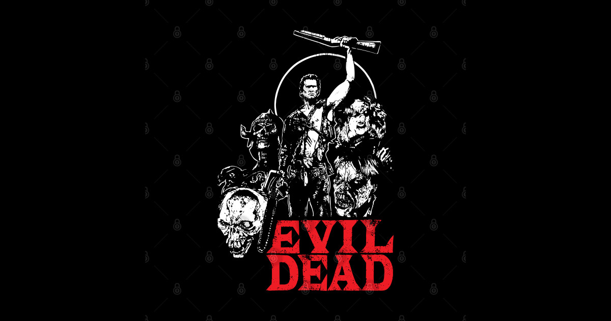 Evil Dead Collage - Evil Dead - Sticker | TeePublic