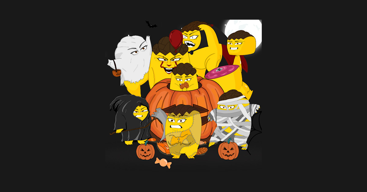 Brights monster mash collection - Halloween - T-Shirt | TeePublic