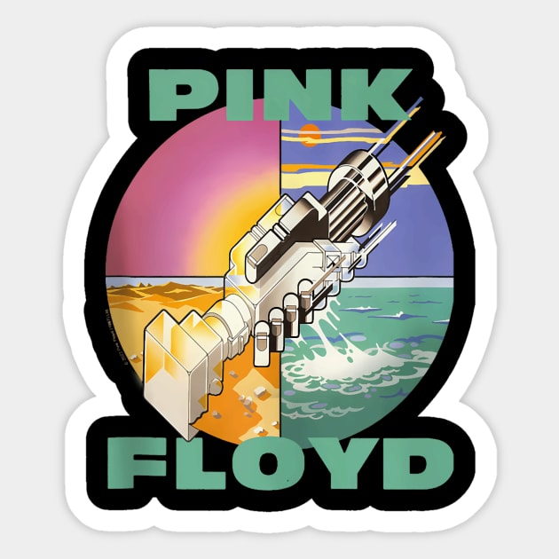 Vintage Pink-Floyd - Vintage Pink Floyd - Sticker | TeePublic