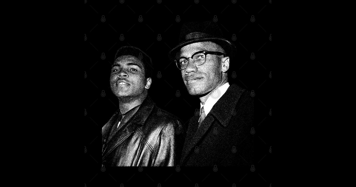 Malcolm X and Muhammad Ali 90s - Boxing Legend - Magnet | TeePublic
