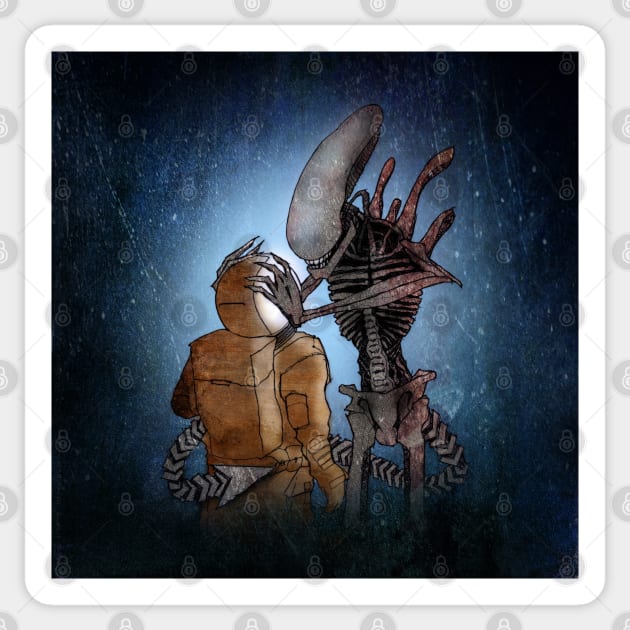 ALIEN - Illustration of HR Giger's Alien Xenomorph, as used in the ...