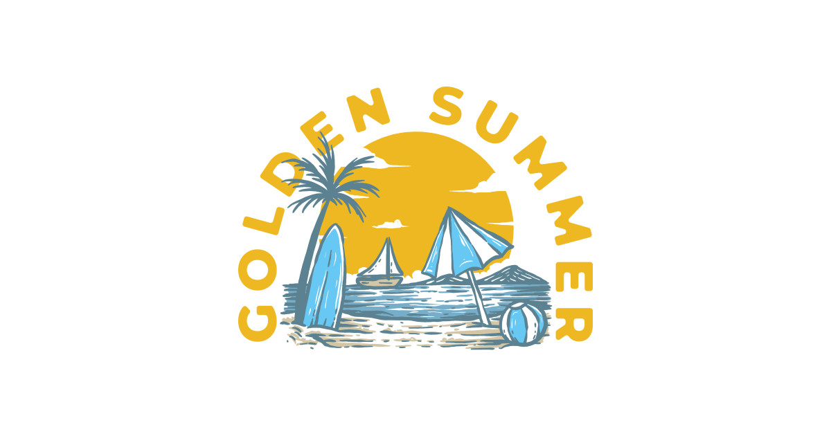 Golden Summer - Summer - T-Shirt | TeePublic