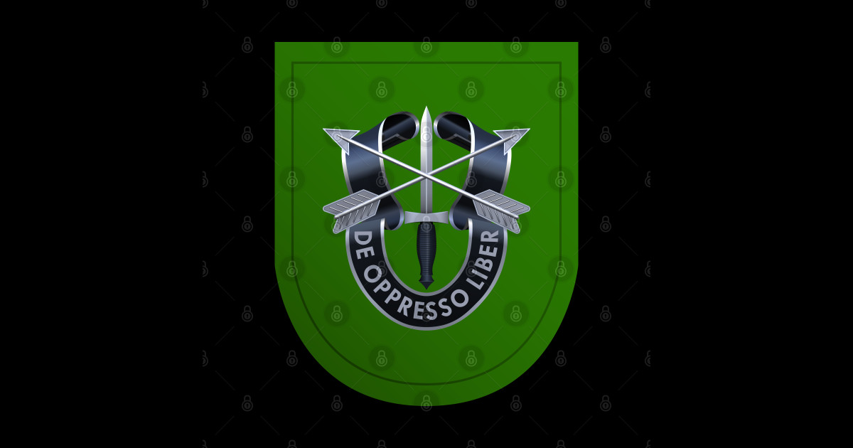 U.S. Army 10th Special Forces Group (10th SFG) Beret Flash - Us Army ...