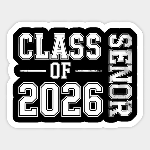 Class Of 2026 Senior Graduation Student - Class Of 2026 - Sticker ...