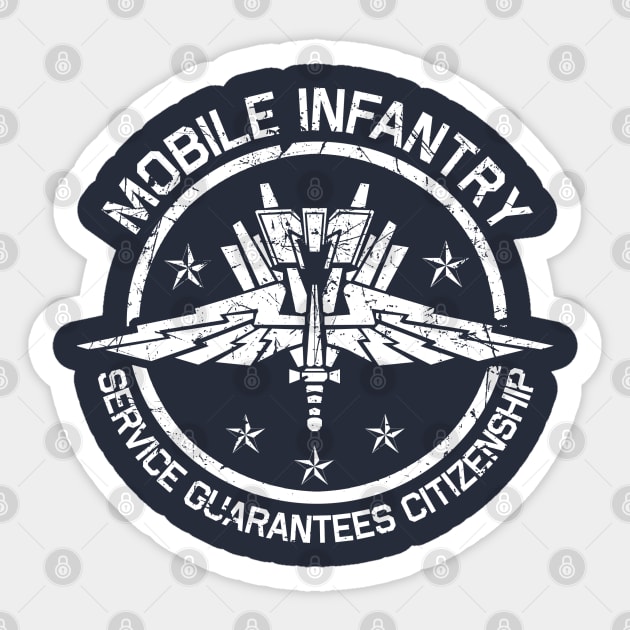 Mobile Infantry Crest - Starship Troopers - Sticker | TeePublic