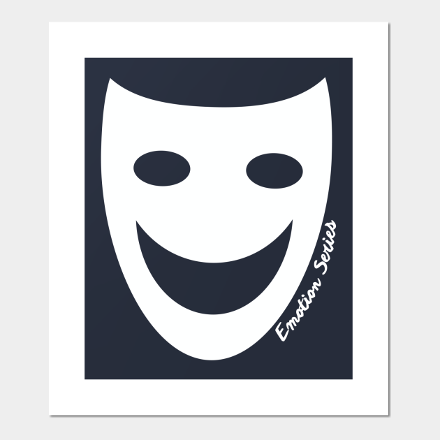 Happiness Joy Jolly Emotion Character Mask Gift - Happiness - Posters ...