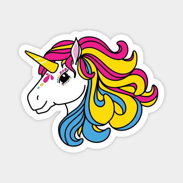 Rainbow Unicorn Pansexual Pride Pansexual Magnet Teepublic