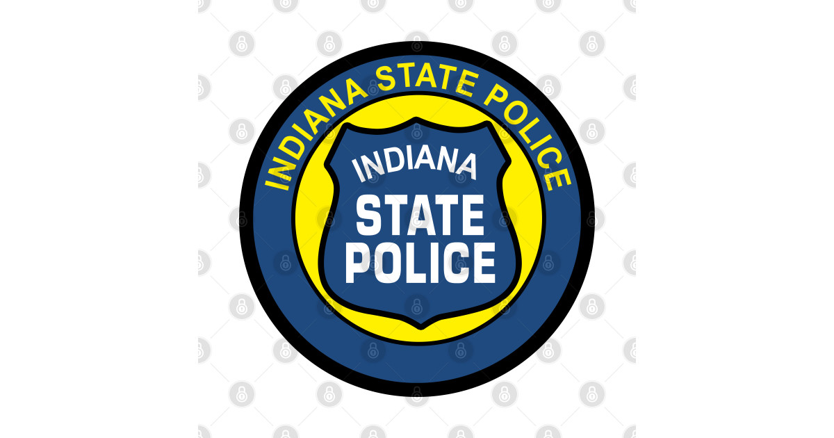 Indiana State Police logo - Indiana State Police - T-Shirt | TeePublic
