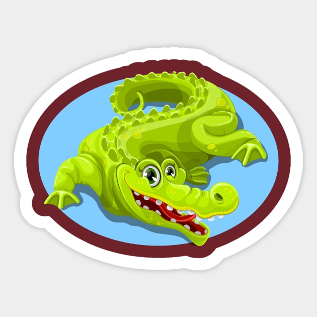 crocodile vector design