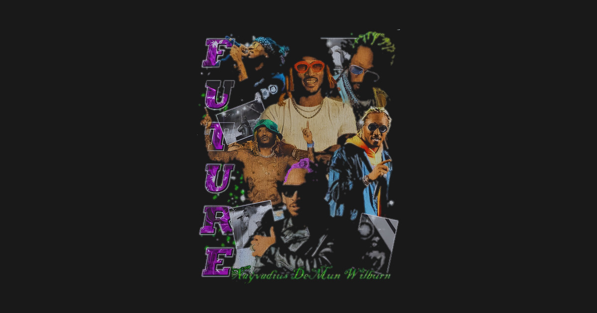 Future Hip Hop Artist Collage - Rapper - T-Shirt | TeePublic