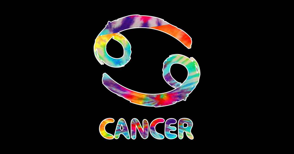Colours of cancer - Cancer Zodiac Sign - Sticker | TeePublic