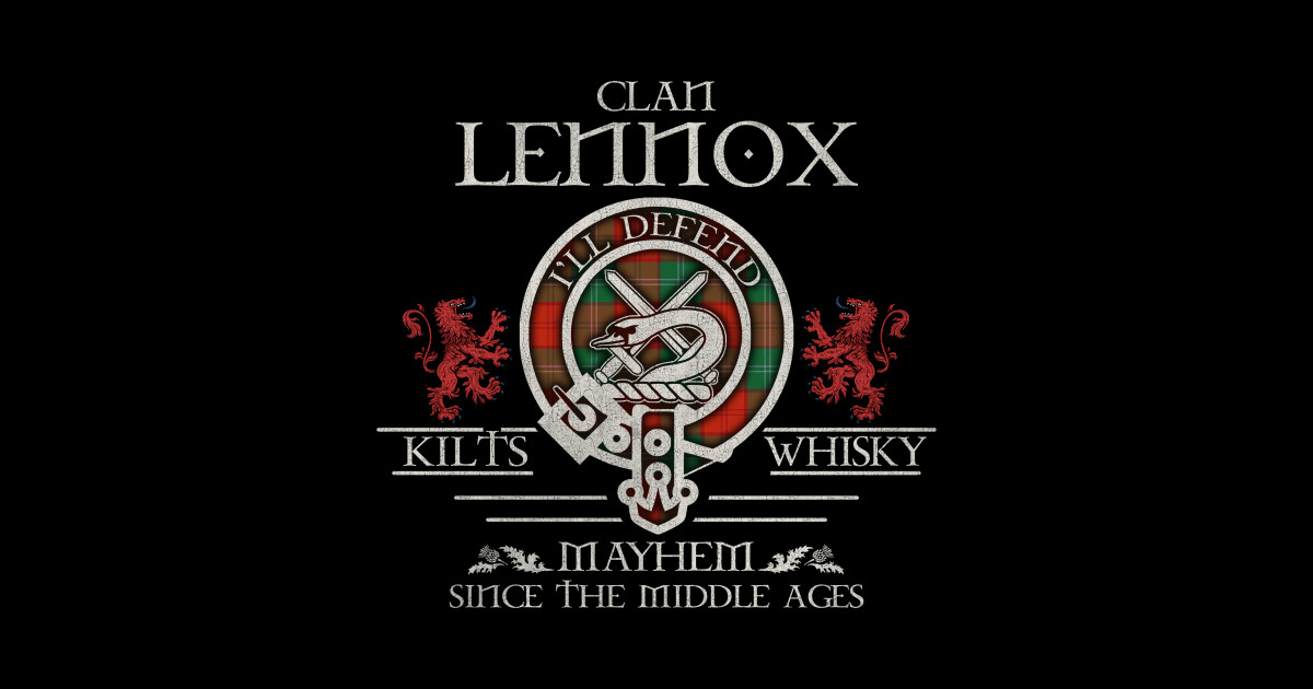Clan Lennox tartan crest family reunion Highland Games - Scotland Clan ...