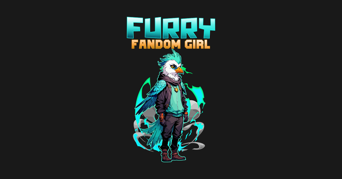 Furry Fandom Girl I Cute Bird Furries Fandom Cosplay - Furry - T-Shirt ...