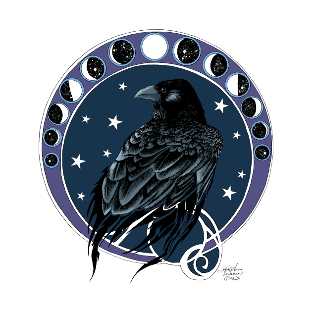 Raven Moon - Raven Moon - T-Shirt | TeePublic