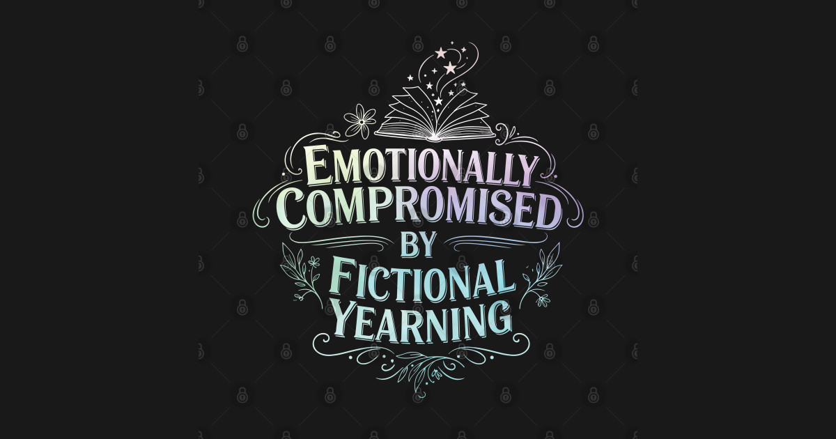 Emotionally Compromised By Fictional Yearning - Book Lover Quote ...