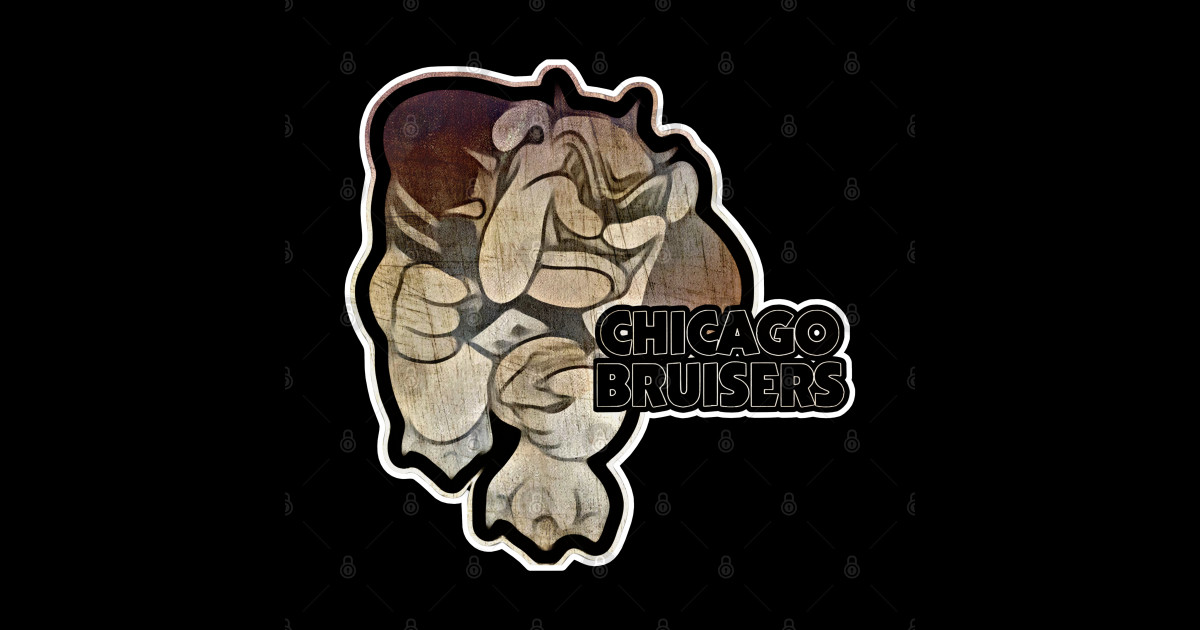 Chicago Bruisers Football - Chicago Bruisers - Sticker | TeePublic