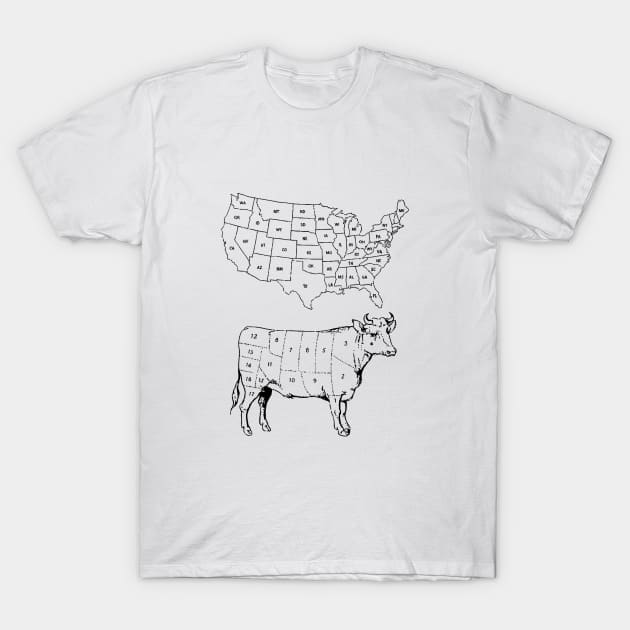 Americow - America - T-Shirt | TeePublic