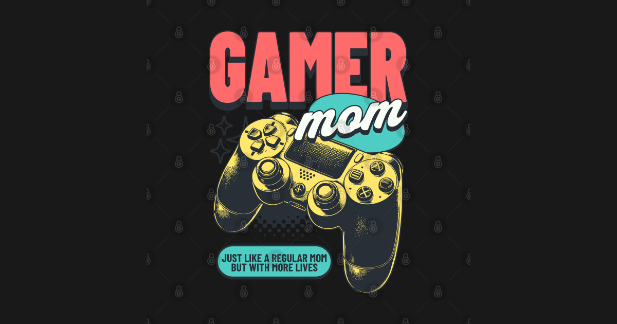 Gamer Mom - Gamer Mom - T-Shirt | TeePublic