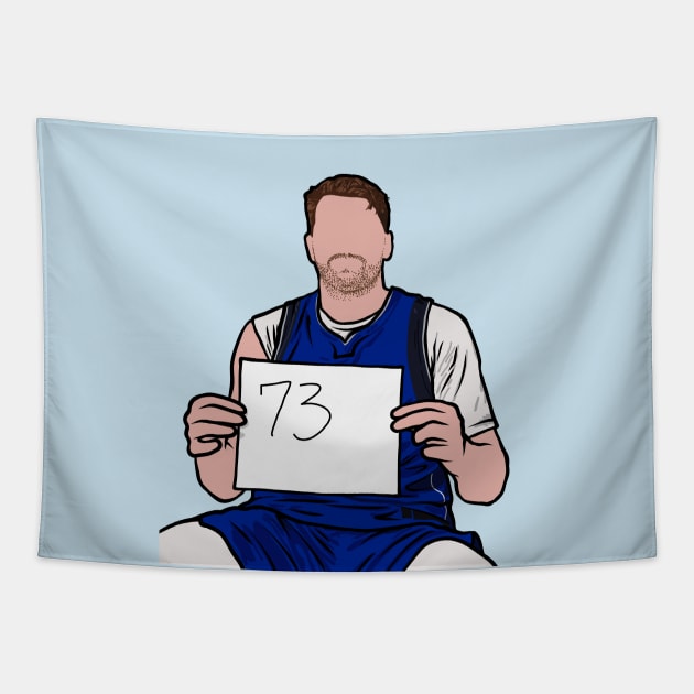 Luka Doncic 73 Points - Luka Doncic - Tapestry | TeePublic
