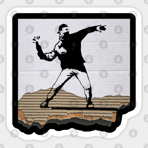 BANSKY art - Graffiti Artist - Sticker | TeePublic