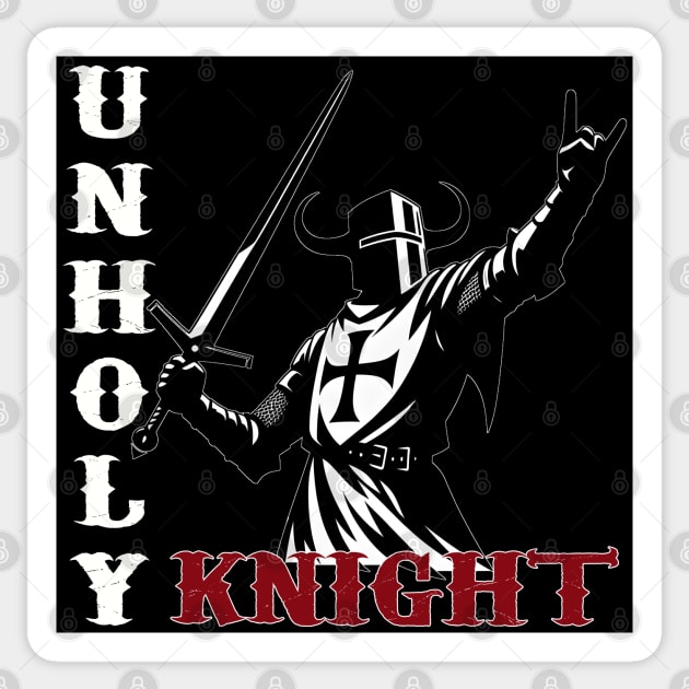 Gothic Unholy Templar Knight - Gothic Knight - Sticker | TeePublic