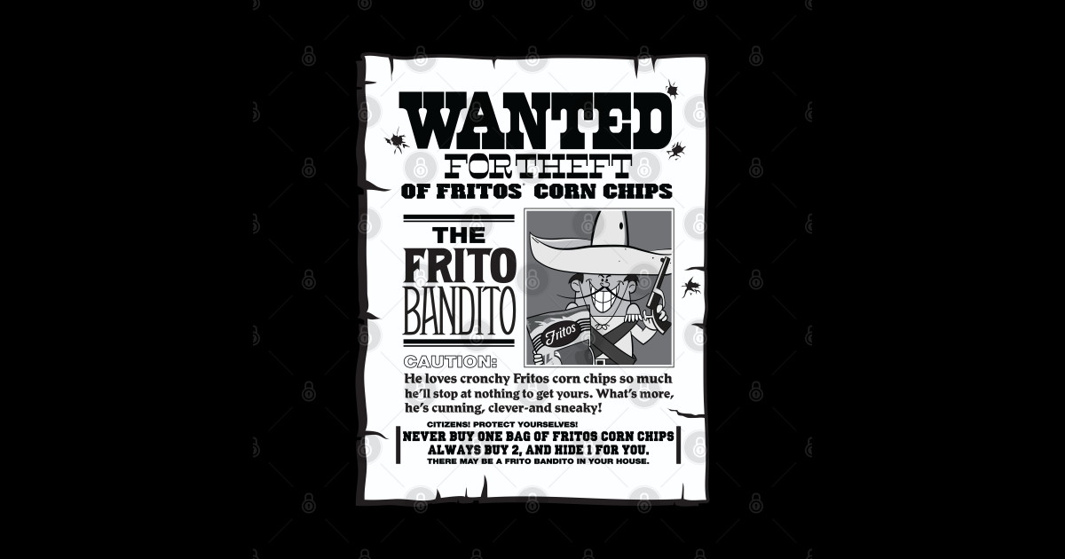 Frito Bandito - Bandito - Sticker | TeePublic