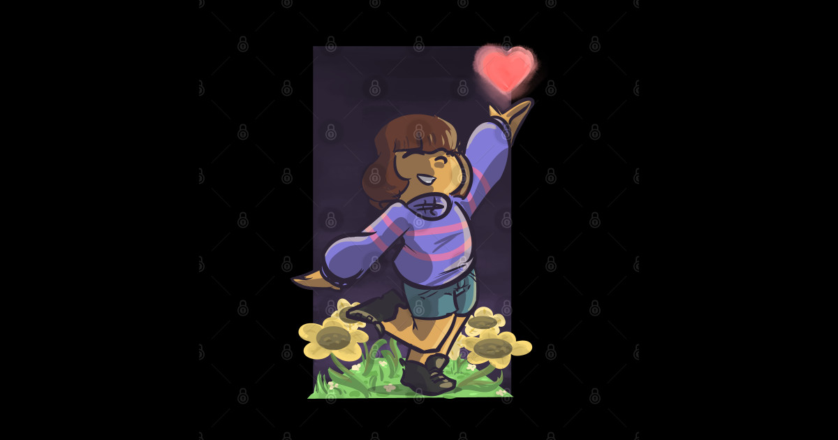 frisk - Undertale - Sticker | TeePublic