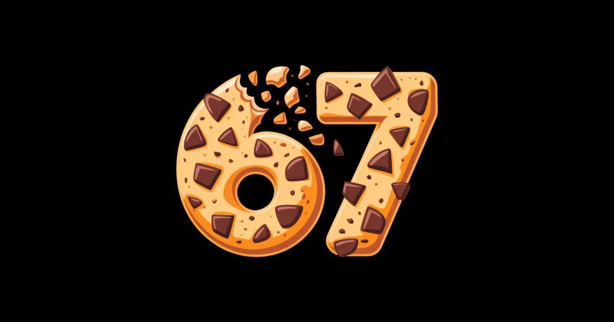 67 Cookies Six Seven Meme Trending Gen Alpha Slang - Six Seven 6 7 ...