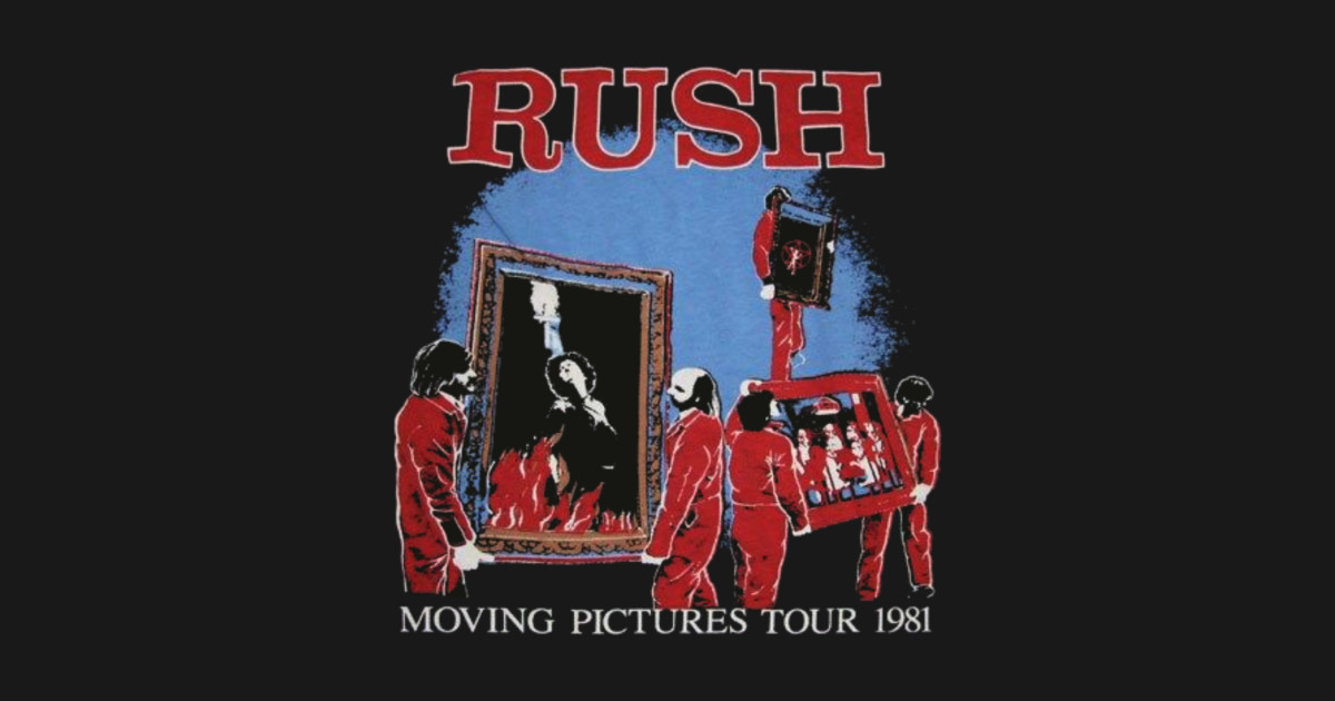 RUSH MOVING PICTURES - Rush Band - T-Shirt | TeePublic