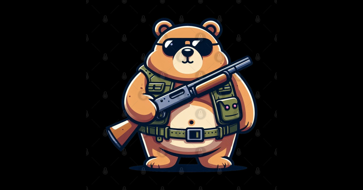 Tactical Bears - Tactical - Sticker | TeePublic