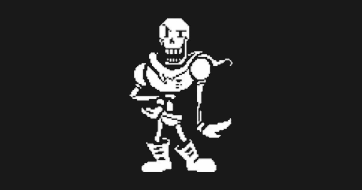 Papyrus Design Undertale - Papyrus - T-Shirt | TeePublic