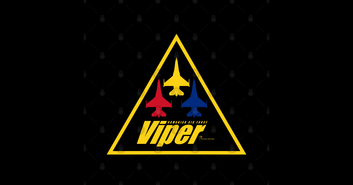 Romanian F-16 Viper - F 16 Fighting Falcon Romania - Sticker | TeePublic