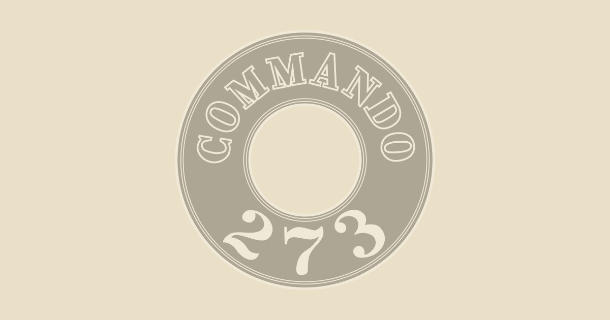 273 Commando - Engine Label - Commando - T-Shirt | TeePublic