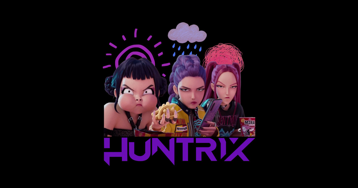 HUNTRIX Bad Mood Activated - Kpop Demon Hunters - Sticker | TeePublic